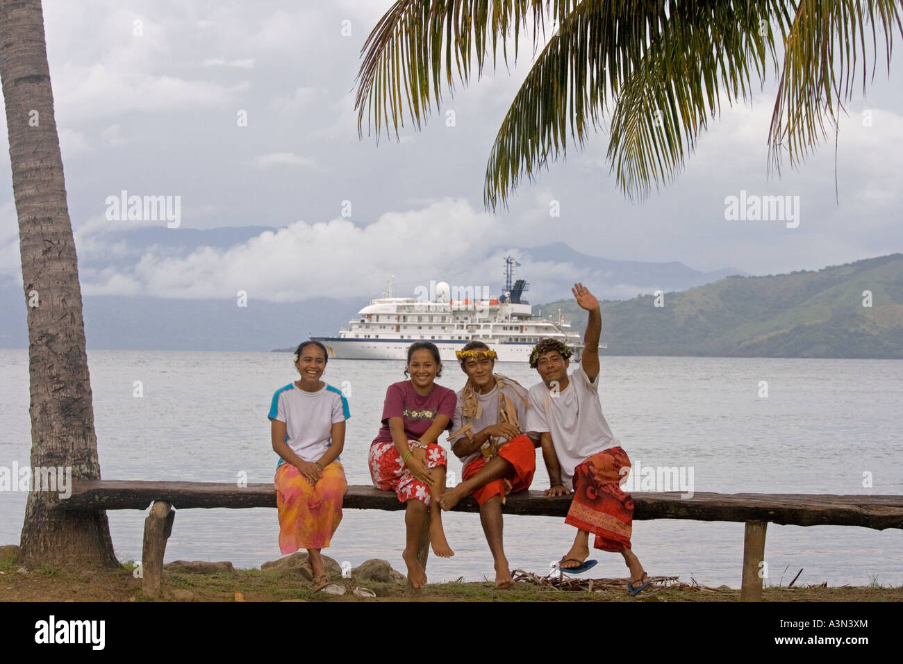 Kioa Island Fiji Melanesia South Pacific Stock Photo - Alamy