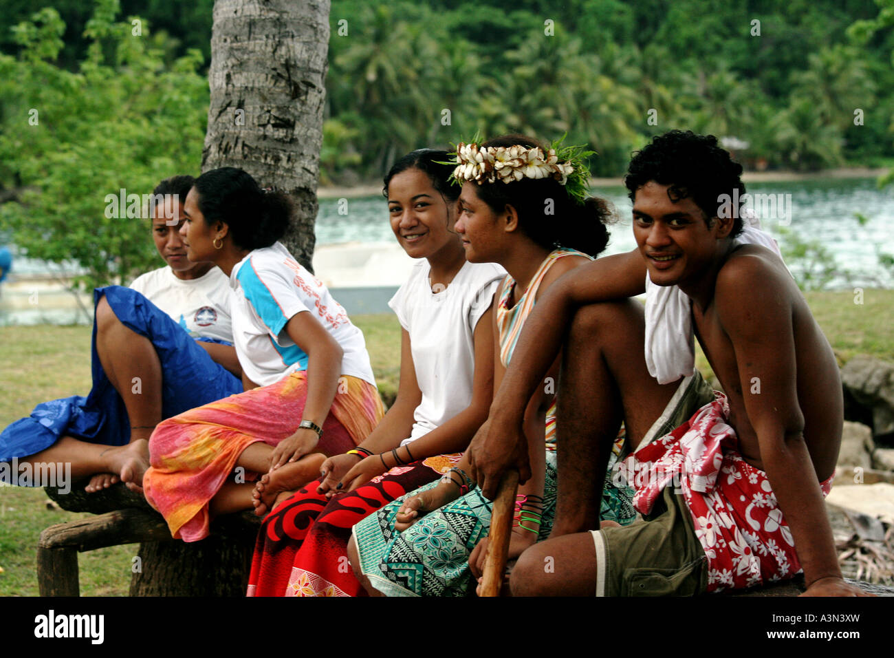 Kioa Island Fiji Melanesia South Pacific Stock Photo - Alamy