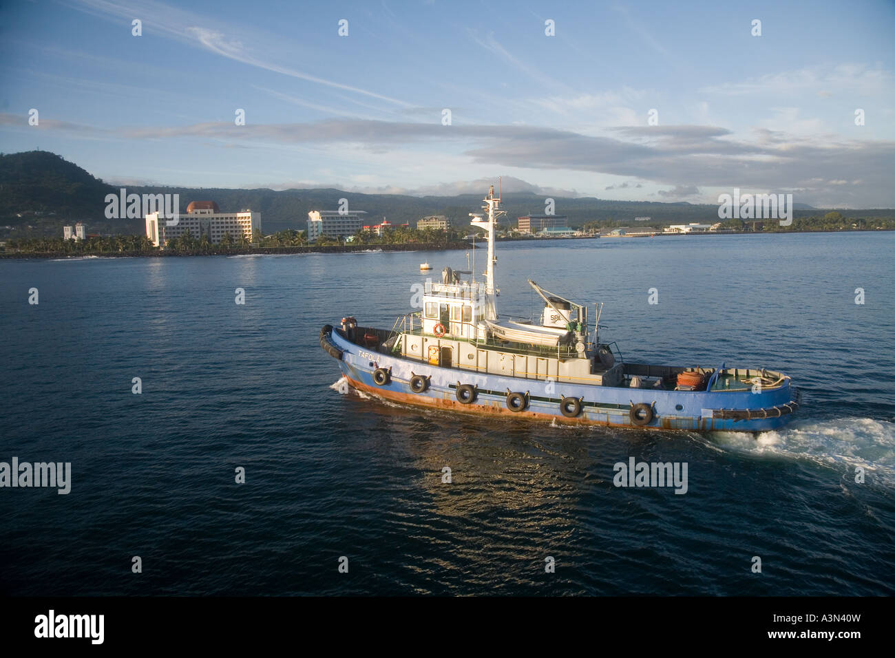 Apia Harbor Upolu Western Samoa Stock Photo - Alamy