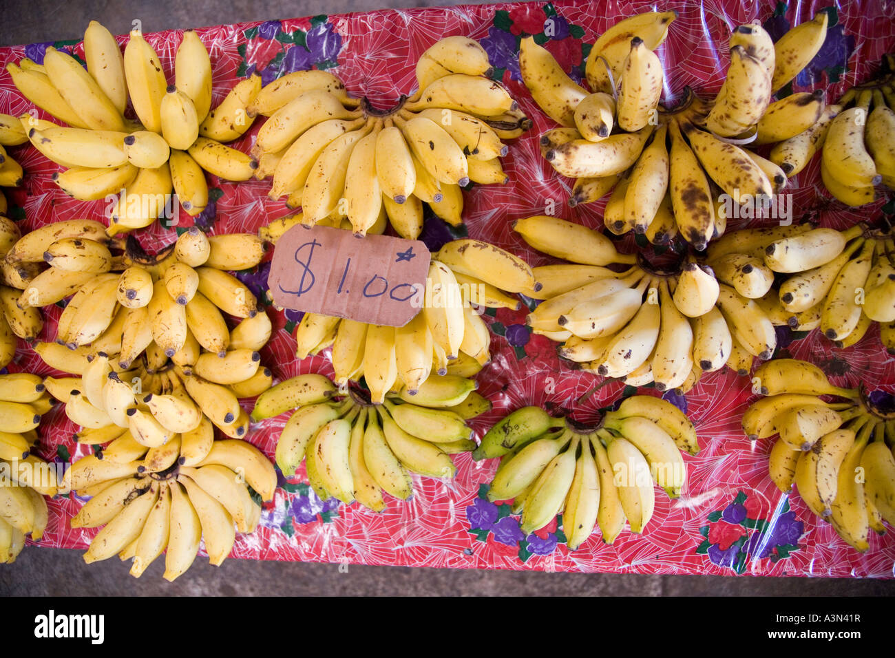 Banana Apia Upolu Western Samoa Stock Photo - Alamy
