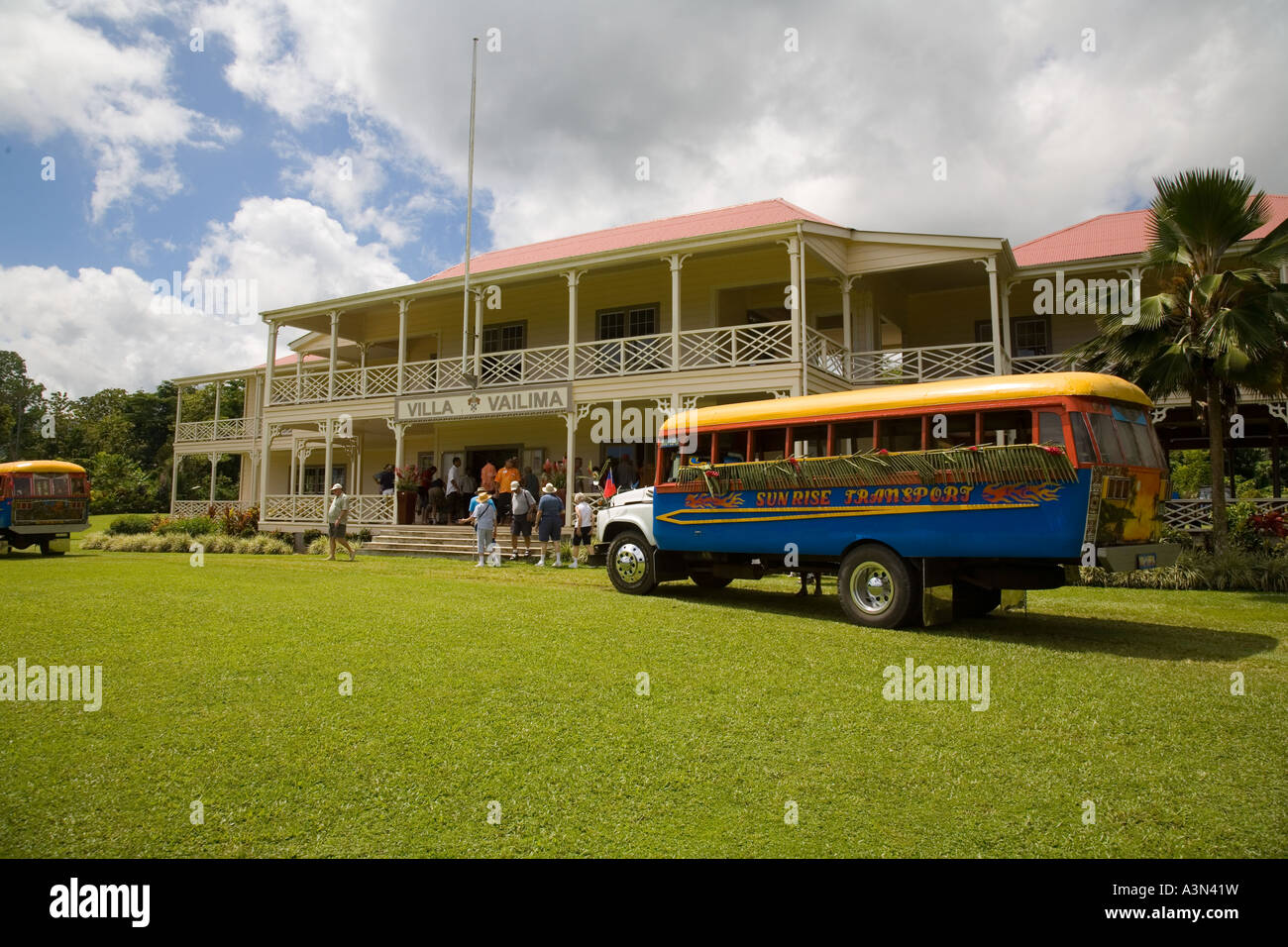 Robert Louis Stevenson s home Vailima Apia Upolu Western Samoa Stock ...