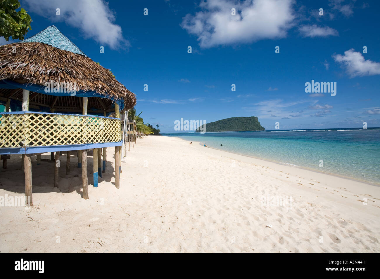Lalomanu Beach Upolu Western Samoa Stock Photo - Alamy