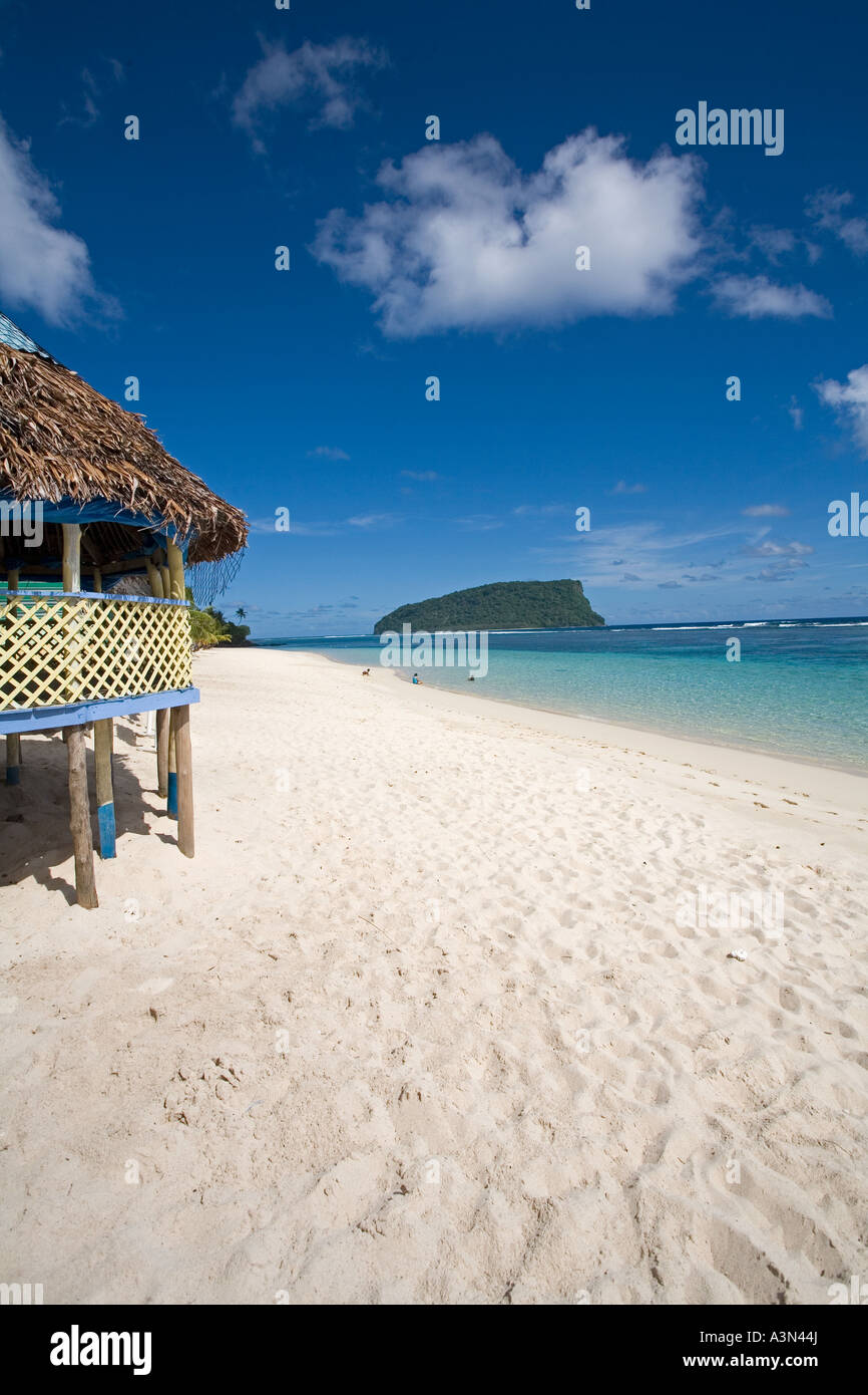 Lalomanu Beach Upolu Western Samoa Stock Photo - Alamy