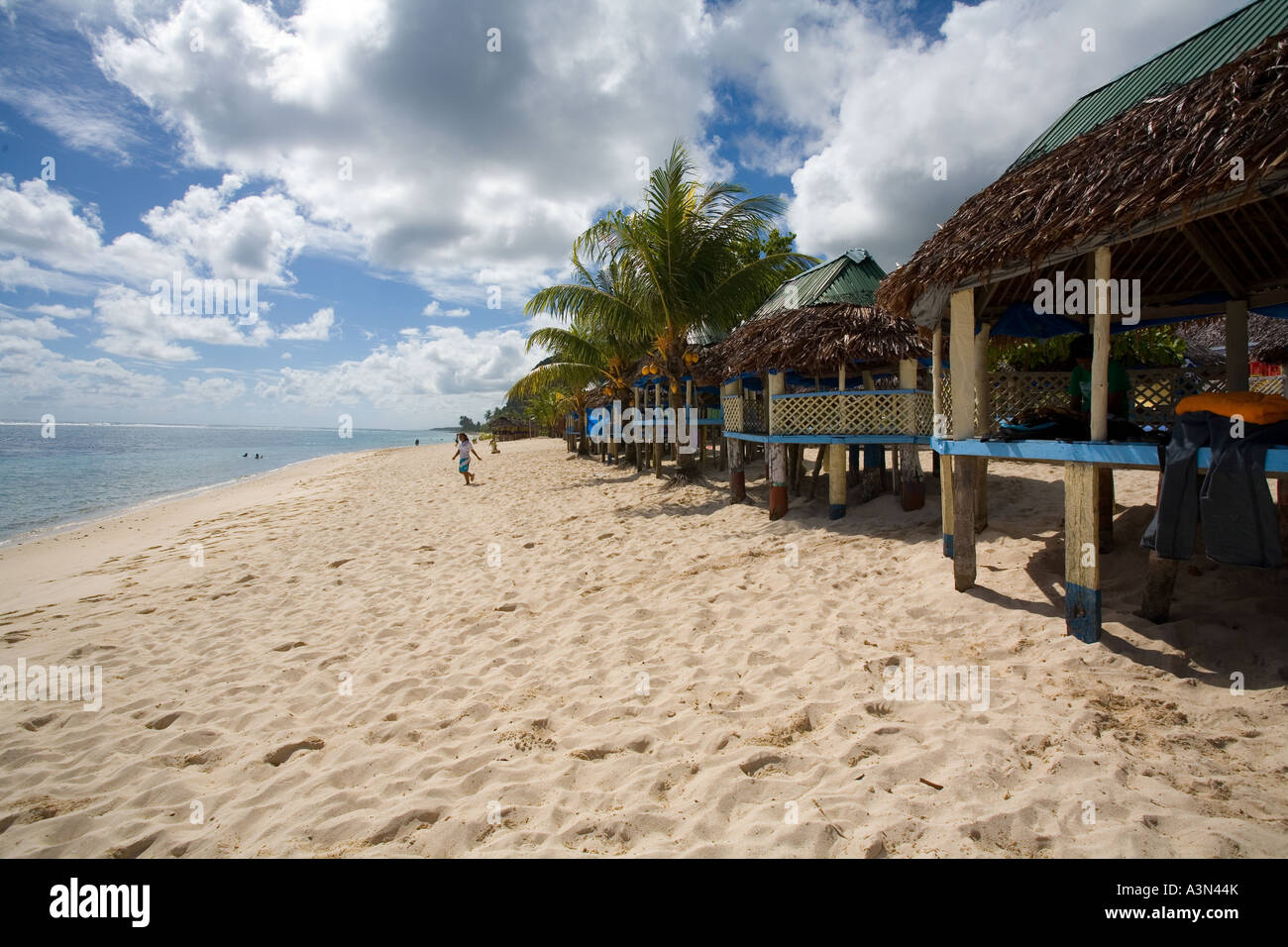 Lalomanu Beach Upolu Western Samoa Stock Photo - Alamy