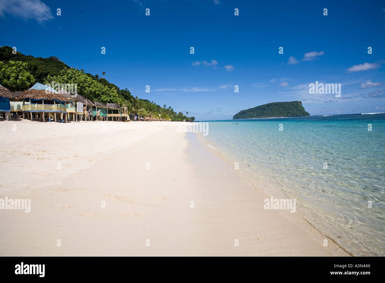 Lalomanu Beach Upolu Western Samoa Stock Photo - Alamy