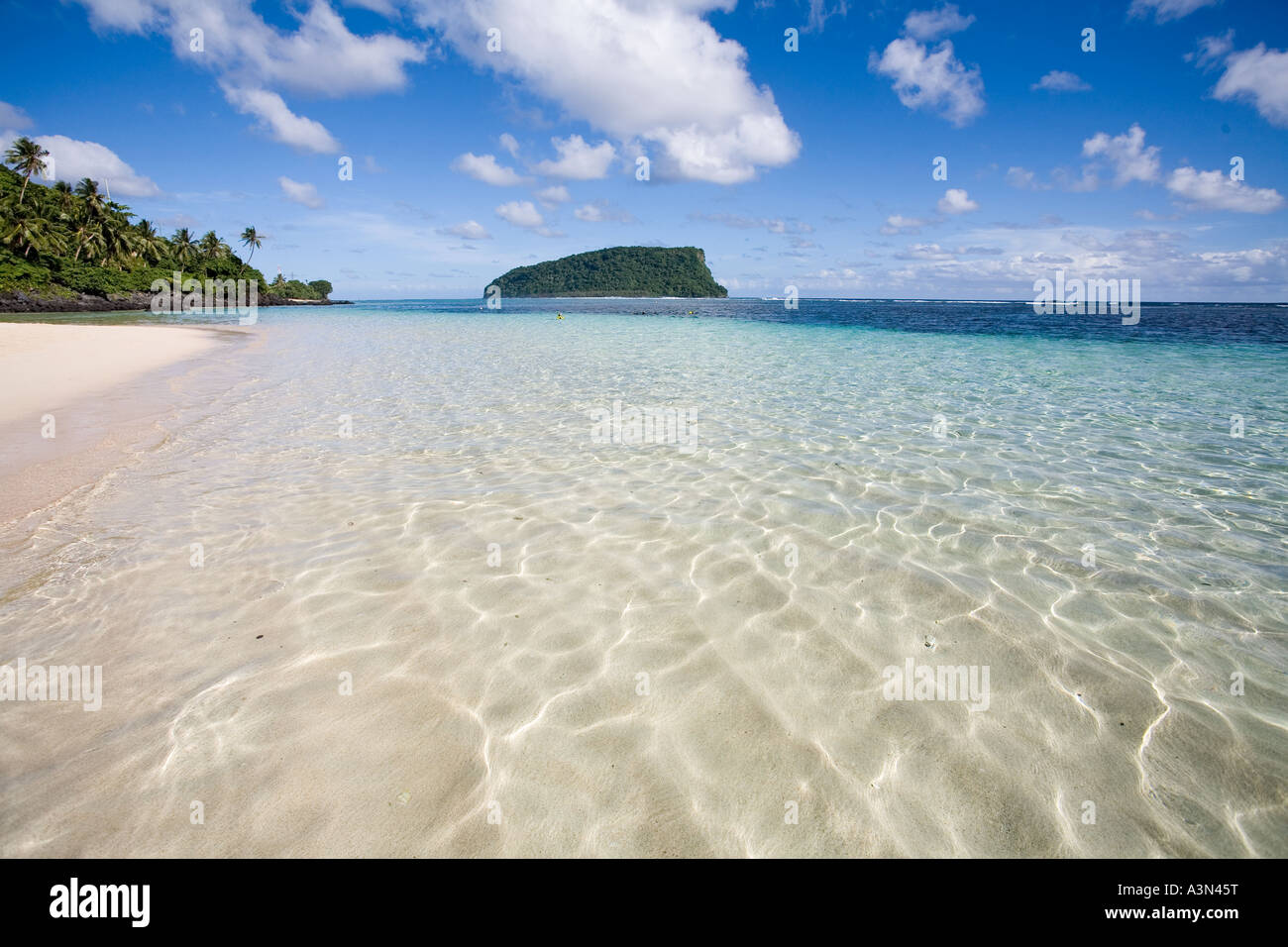 Lalomanu Beach Upolu Western Samoa Stock Photo - Alamy