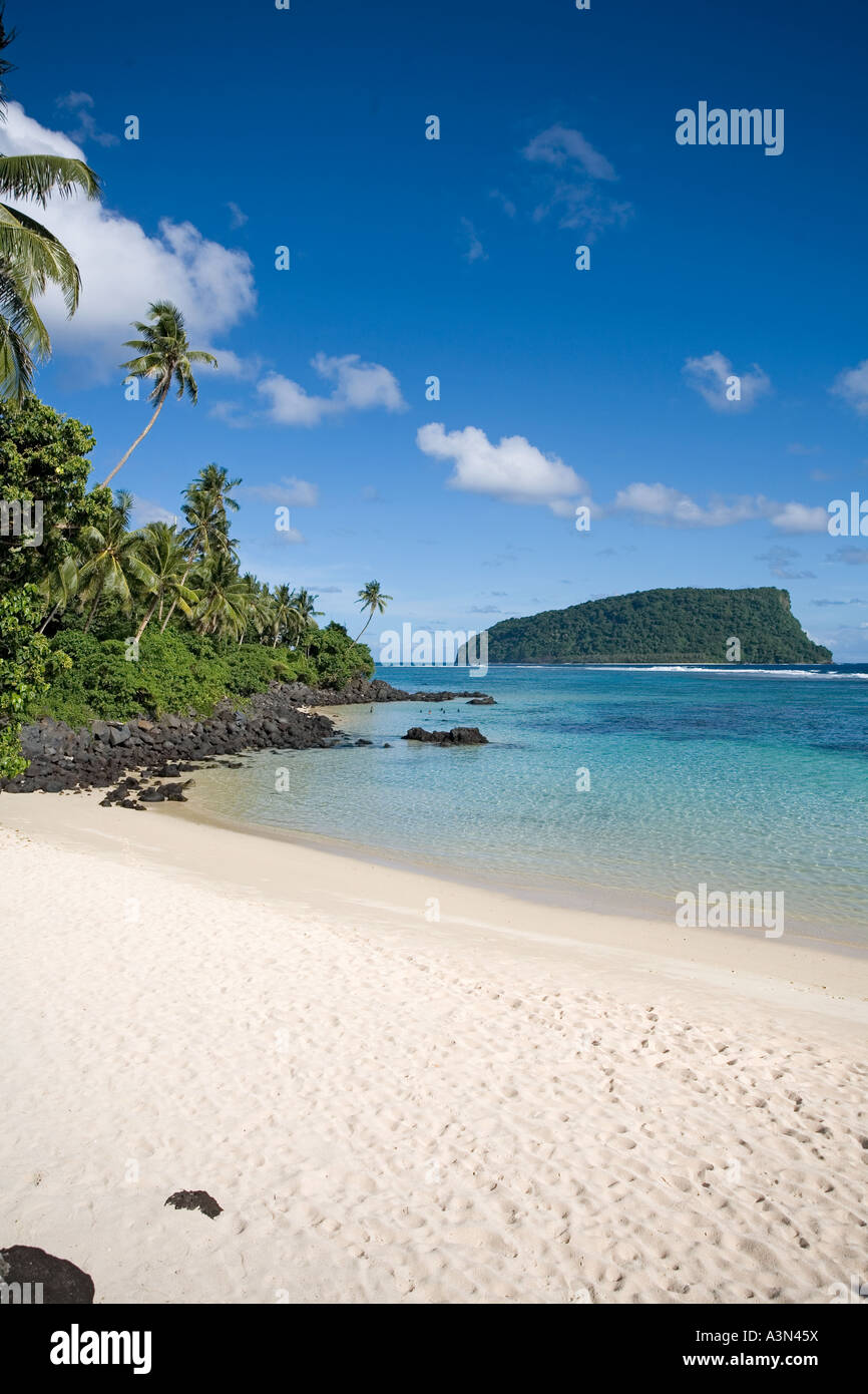 Lalomanu Beach Upolu Western Samoa Stock Photo - Alamy