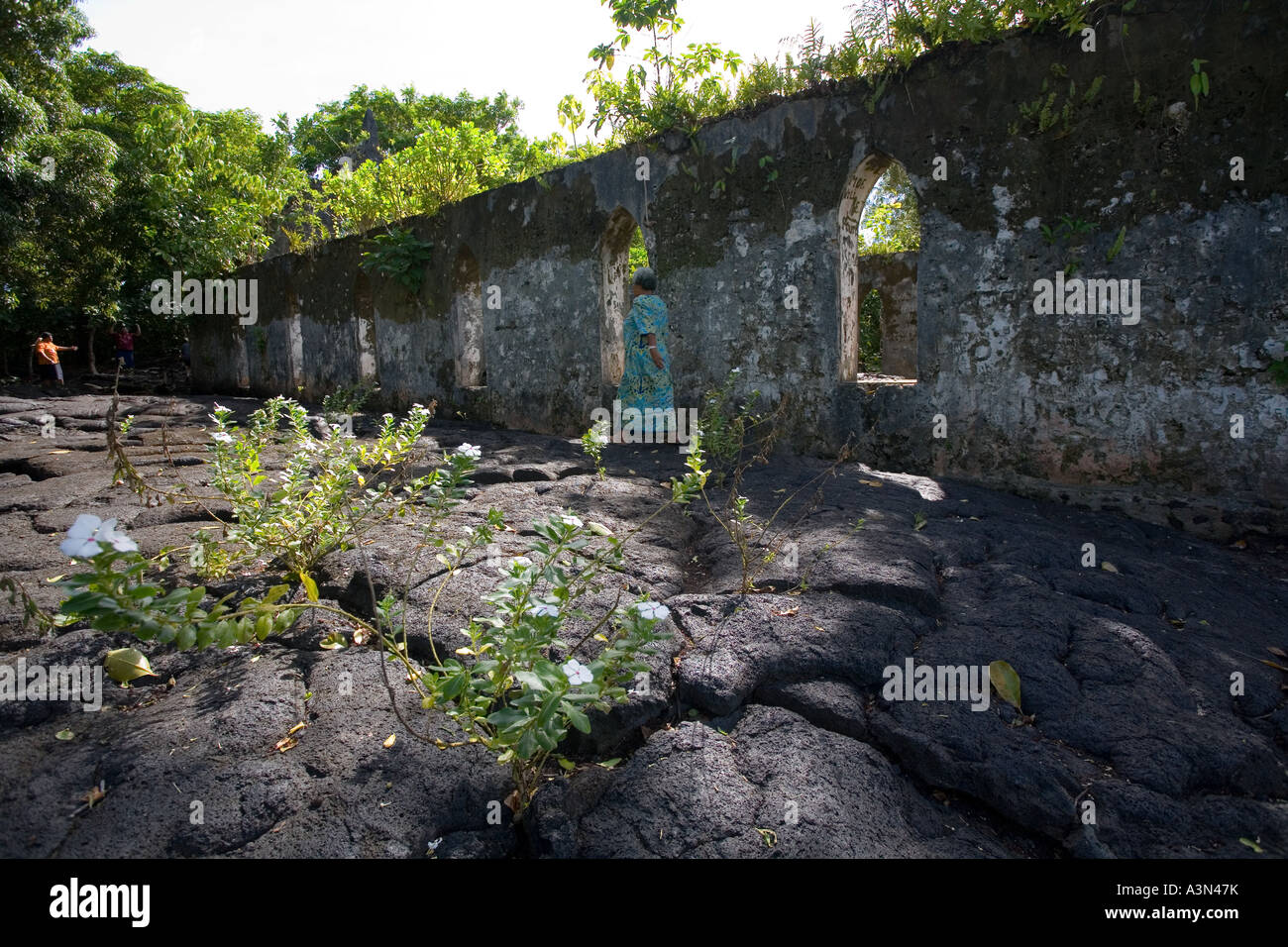 Saleaula Lava Fields Savaii Western Samoa Stock Photo - Alamy