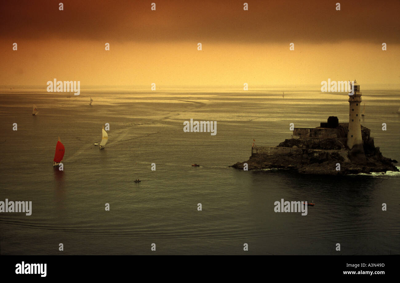 Fastnet rock lighthouse hi-res stock photography and images - Alamy