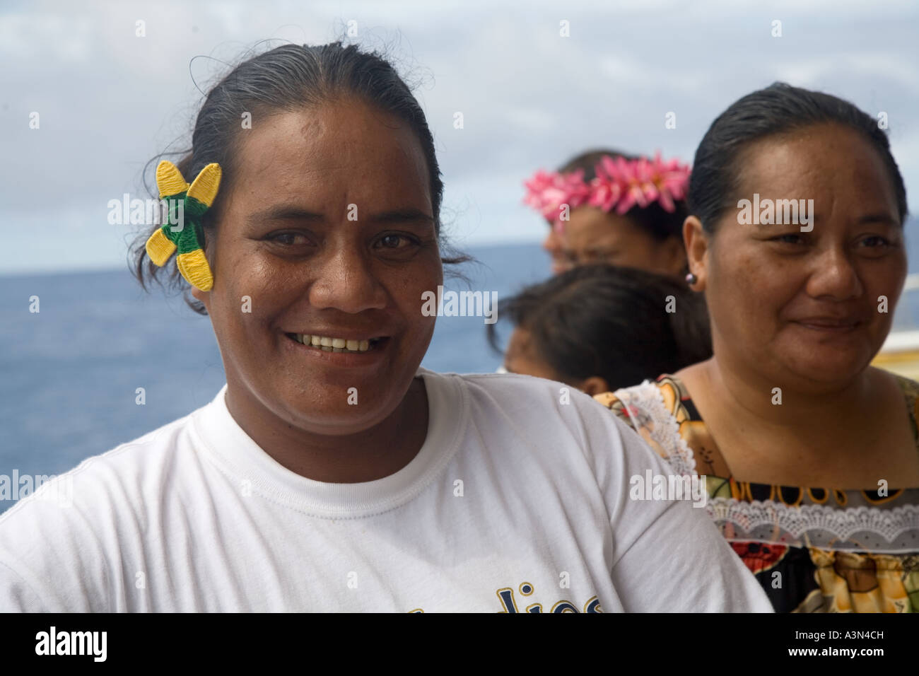 Marsters Family Palmerston Atoll Cook Islands Polynesia Stock Photo - Alamy