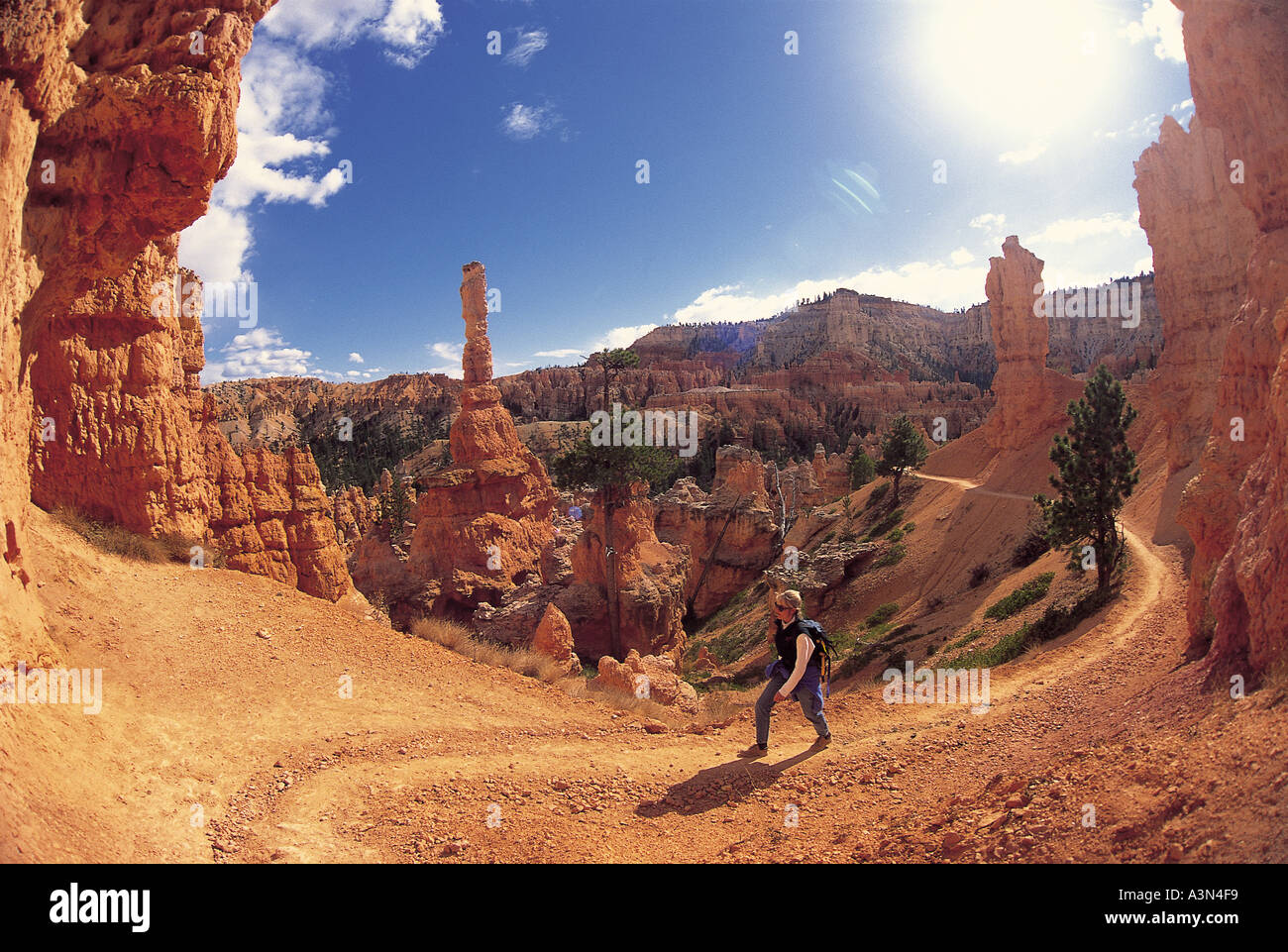 Nature Sky Mountains Clouds Sun Rocks Stock Photo - Alamy