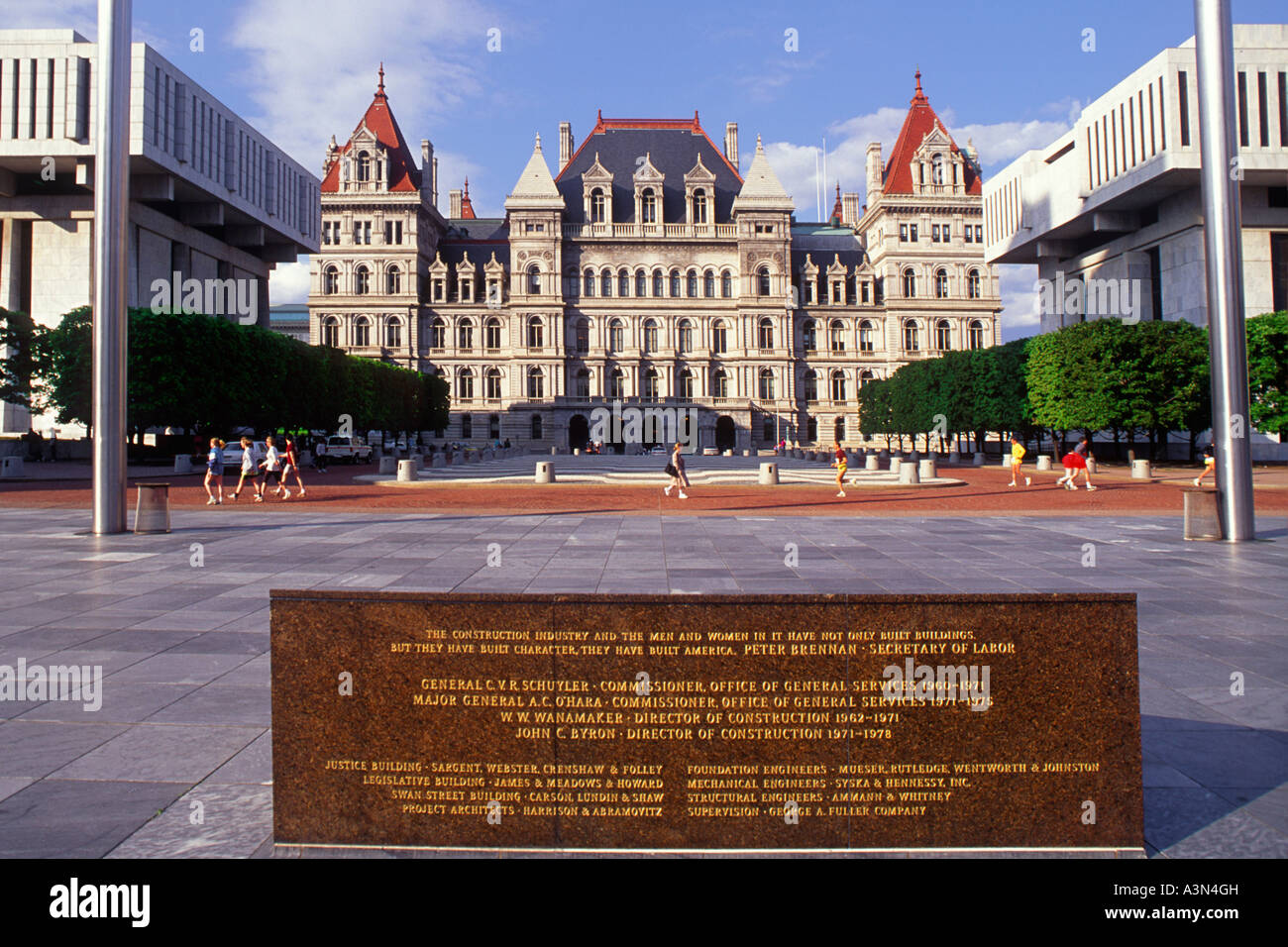 USA Albany New York The Empire State Capitol Building Stock Photo - Alamy