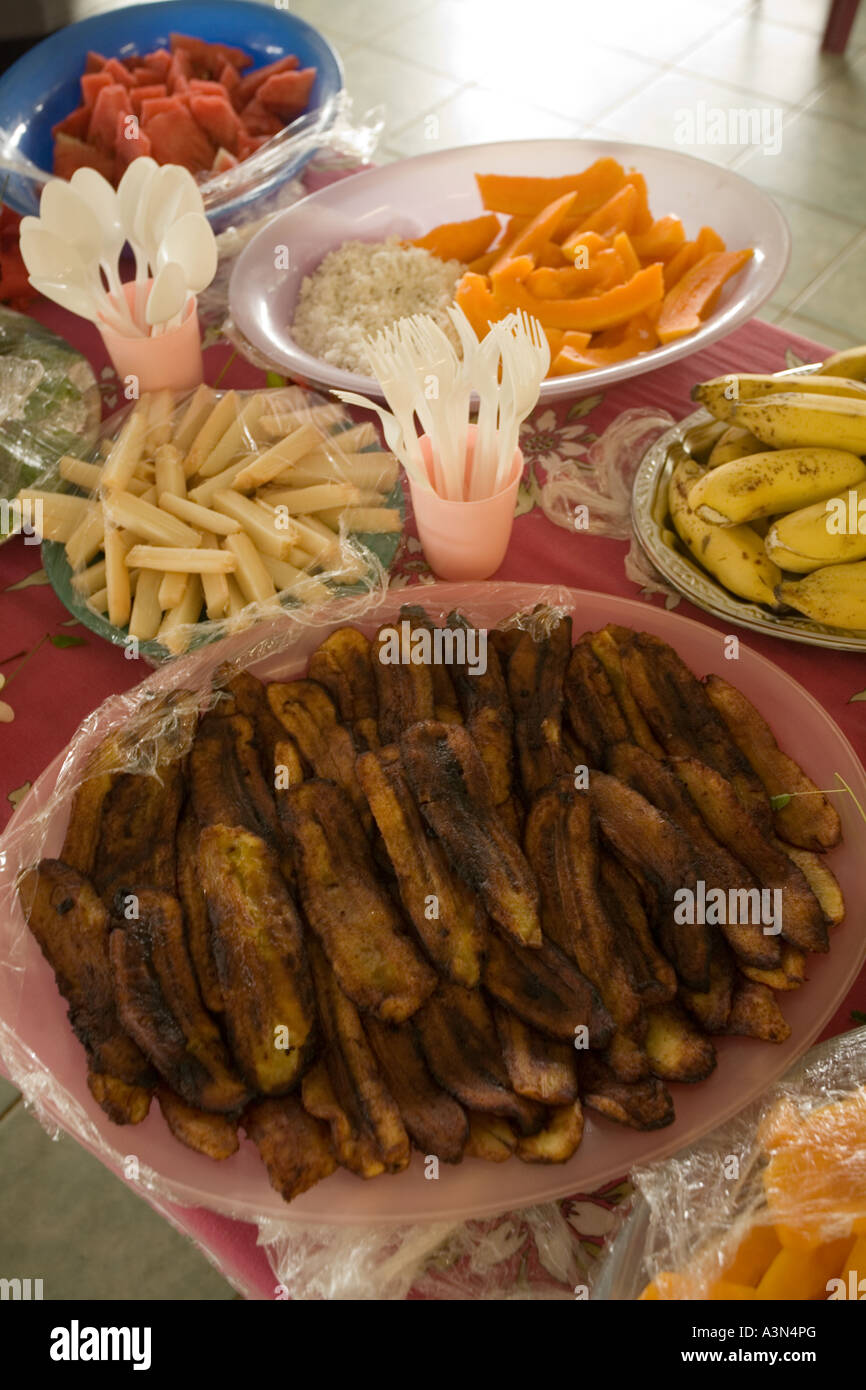 Feast Aitu Island Cook Islands Polynesia Stock Photo - Alamy