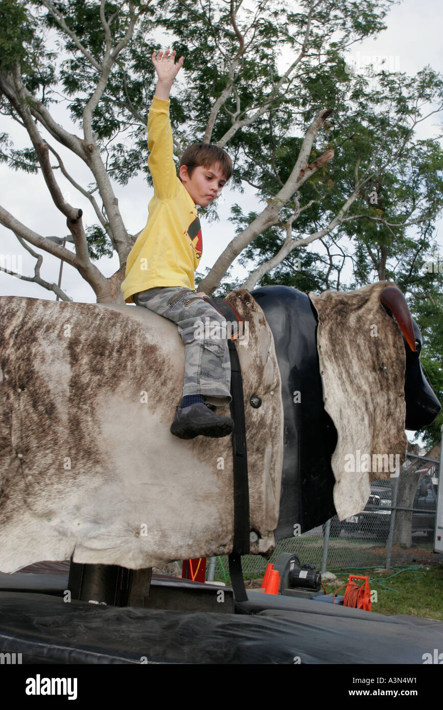 Miami Florida,Homestead,Championship Rodeo,mechanical bull,boy boys lad ...