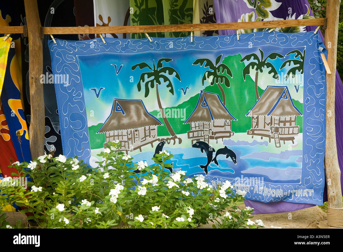 Pareaus Moorea French Polynesia Stock Photo - Alamy