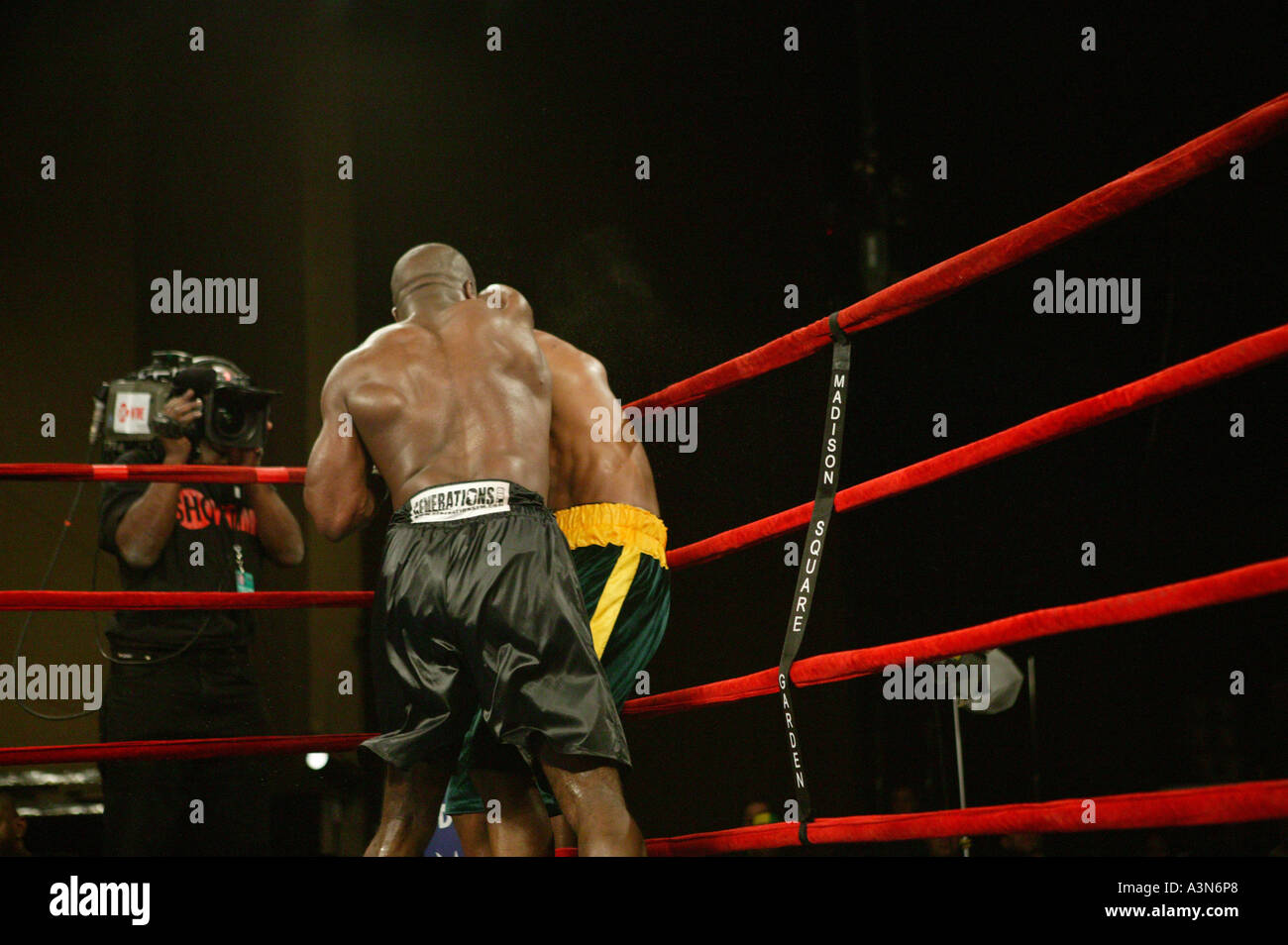 Boxing match USA January 2006 Stock Photo - Alamy