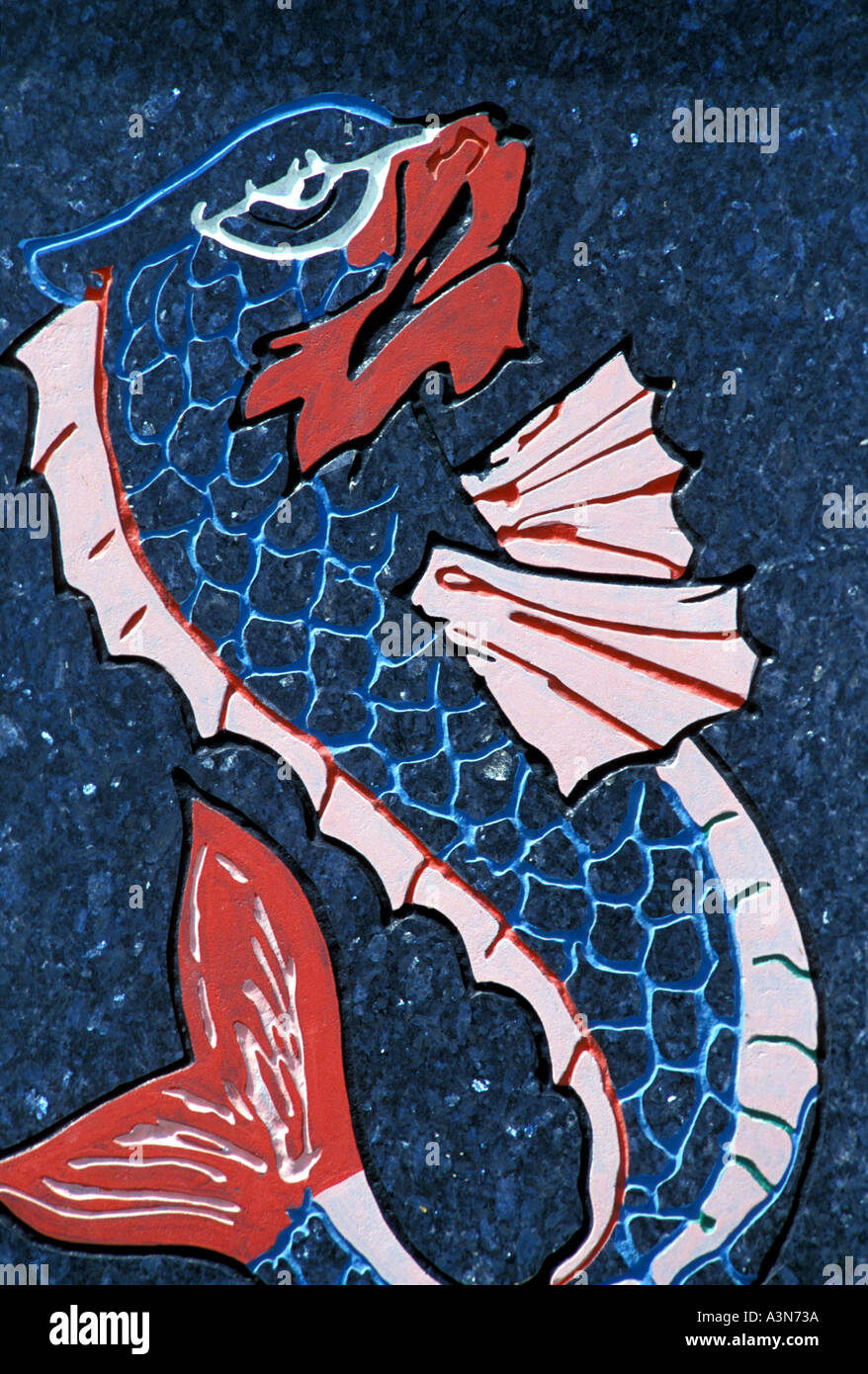 Barbados Bridgetown colorful flying fish national symbol Stock Photo ...