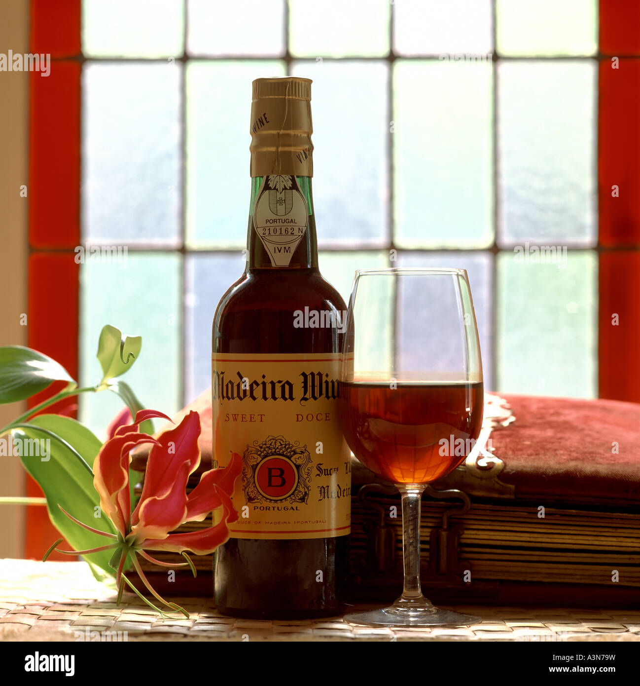 Madeira wine bottle hi-res stock photography and images - Alamy