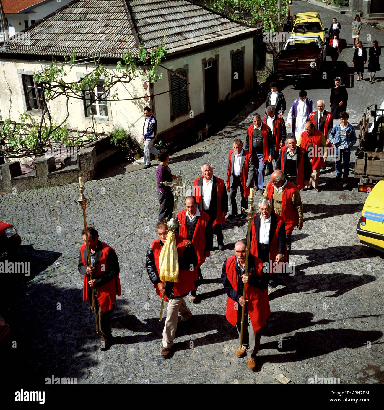 RELIGIOUS PROCESSION MADEIRA ISLAND PORTUGAL Stock Photo - Alamy
