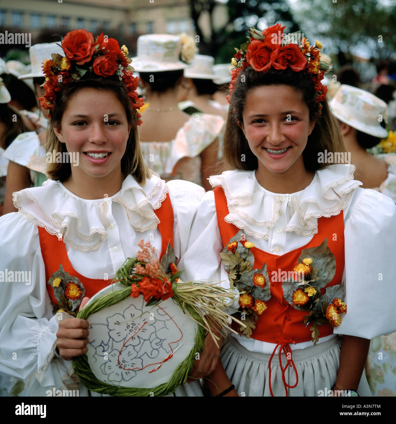 Madeira embroidery hi-res stock photography and images - Alamy