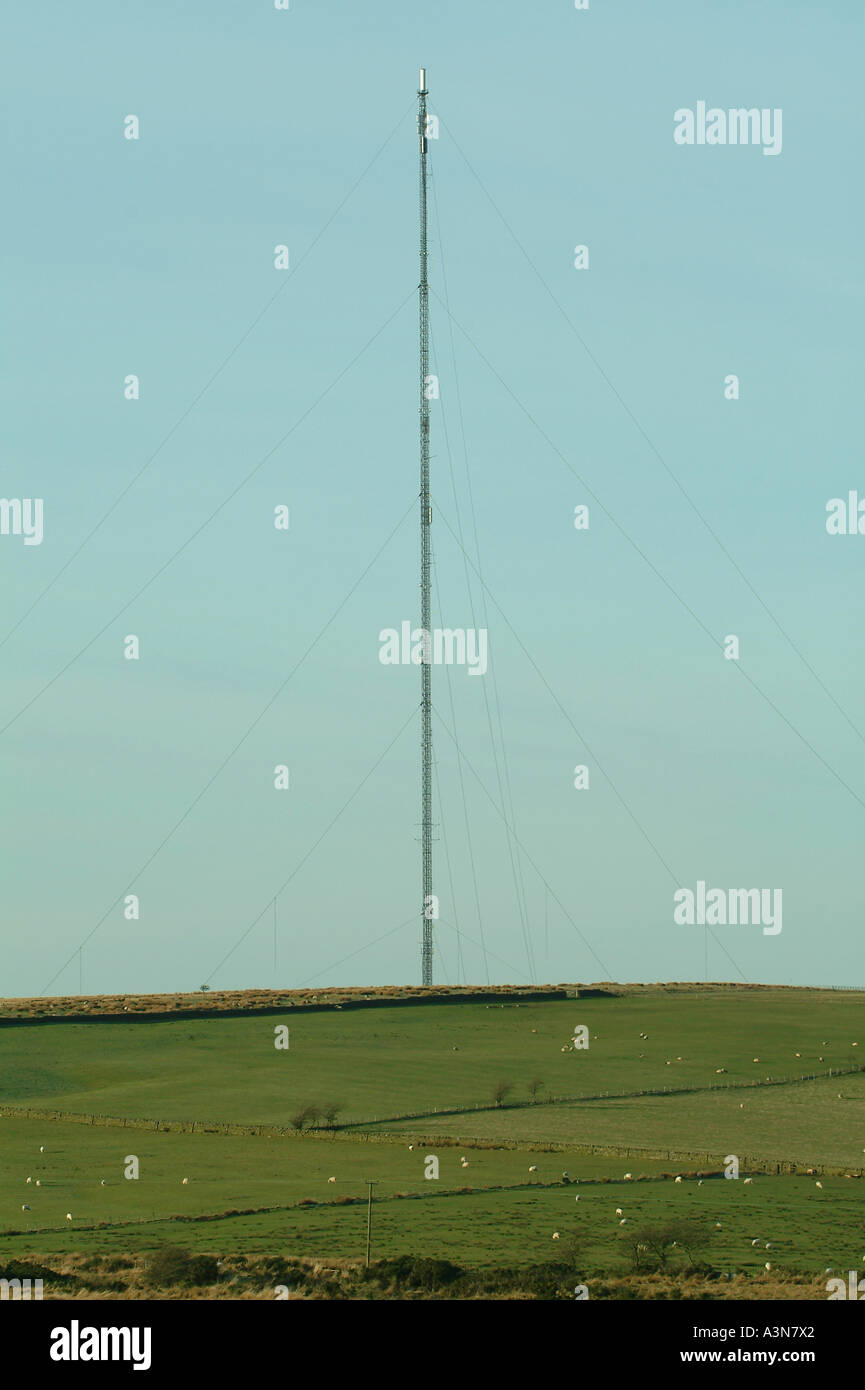 Television transmission mast Stock Photo - Alamy