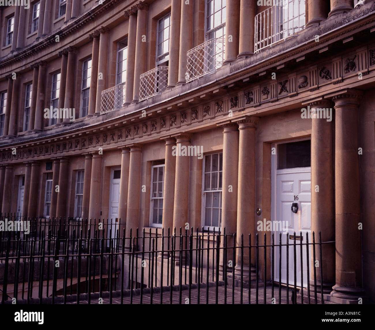 Georgian terrace on Queens Square Bath Spa, Somerset UK Stock Photo - Alamy