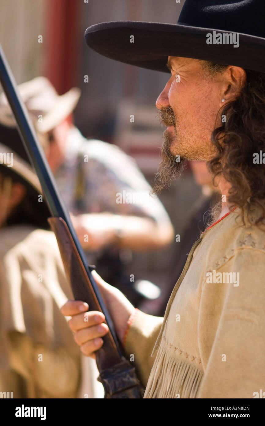 Actor in western costume Stock Photo - Alamy