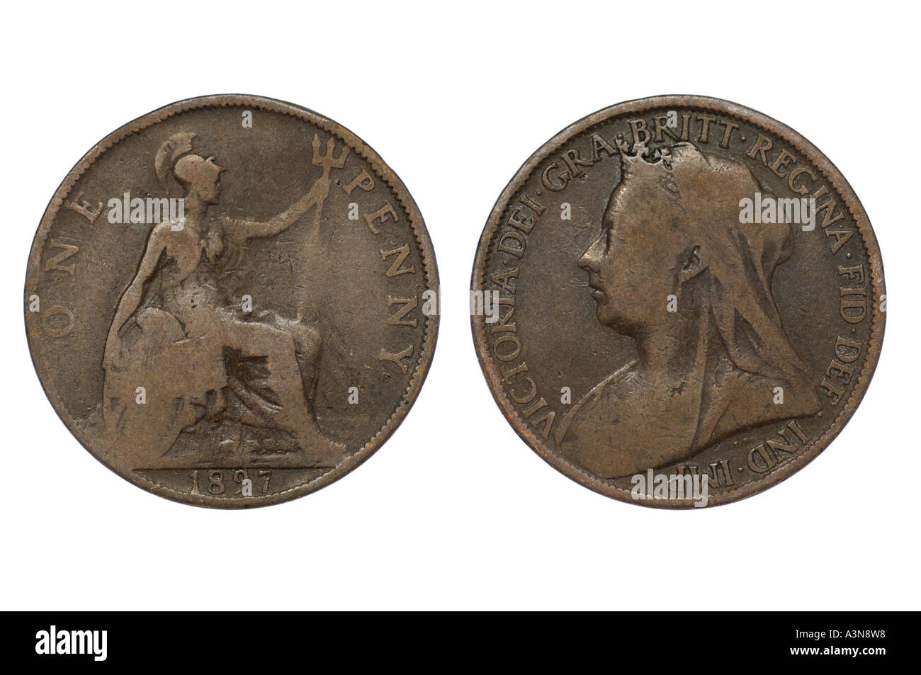 1897 penny hi-res stock photography and images - Alamy