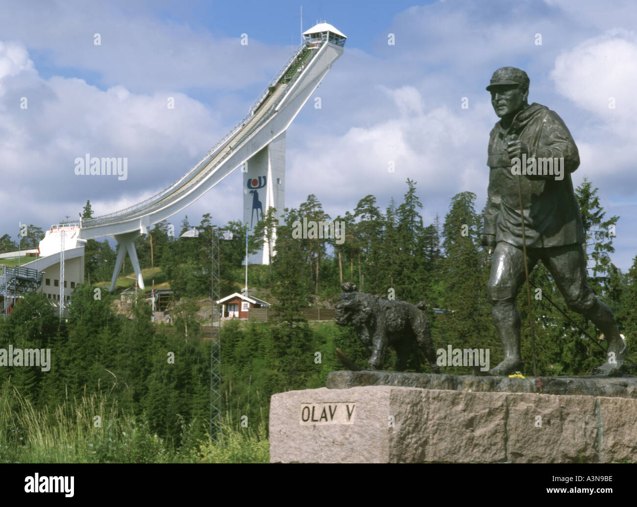 Norway Oslo Holmenkollen ski jump Stock Photo - Alamy