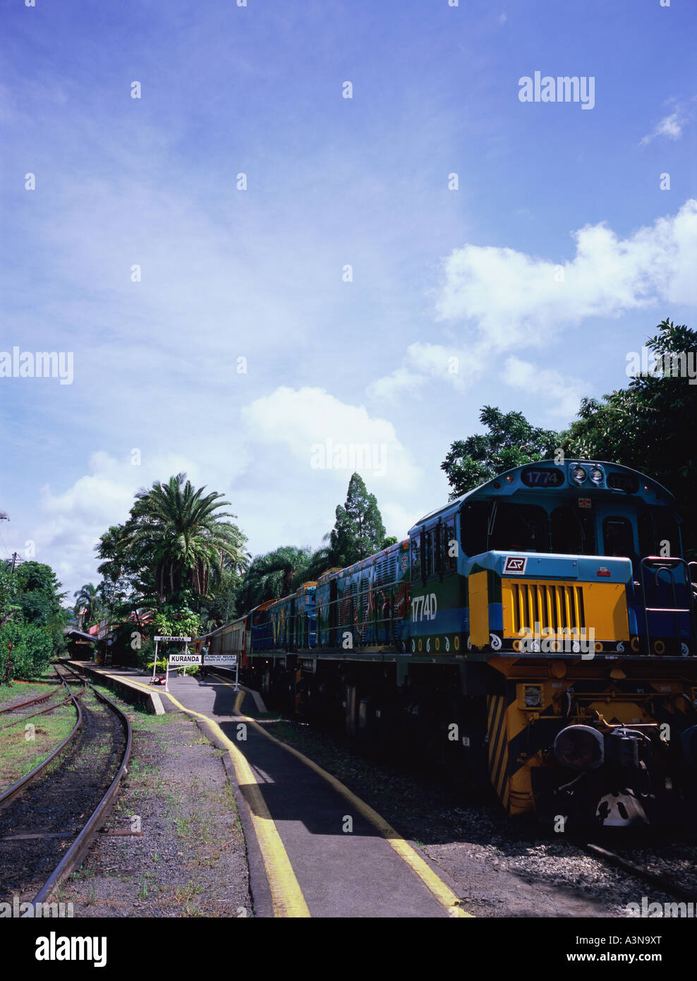 Kuranda railway station Stock Photo - Alamy