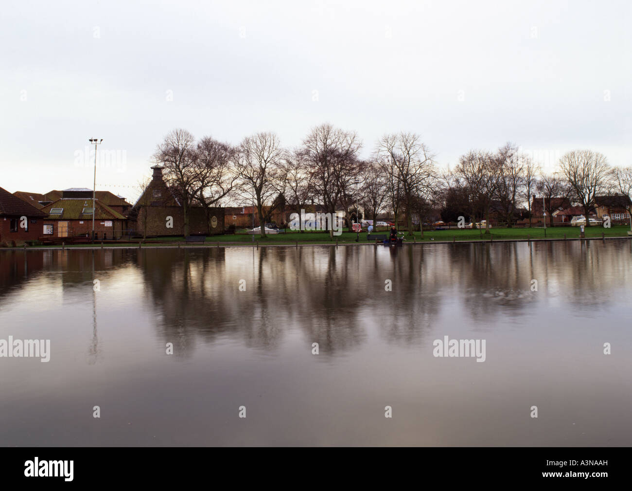 Beccles Quay in winter at Beccles Suffolk Uk Stock Photo - Alamy