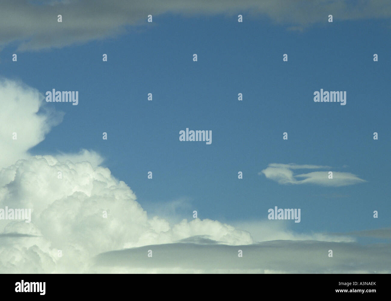 Blue Sky With Clouds Stock Photo - Alamy