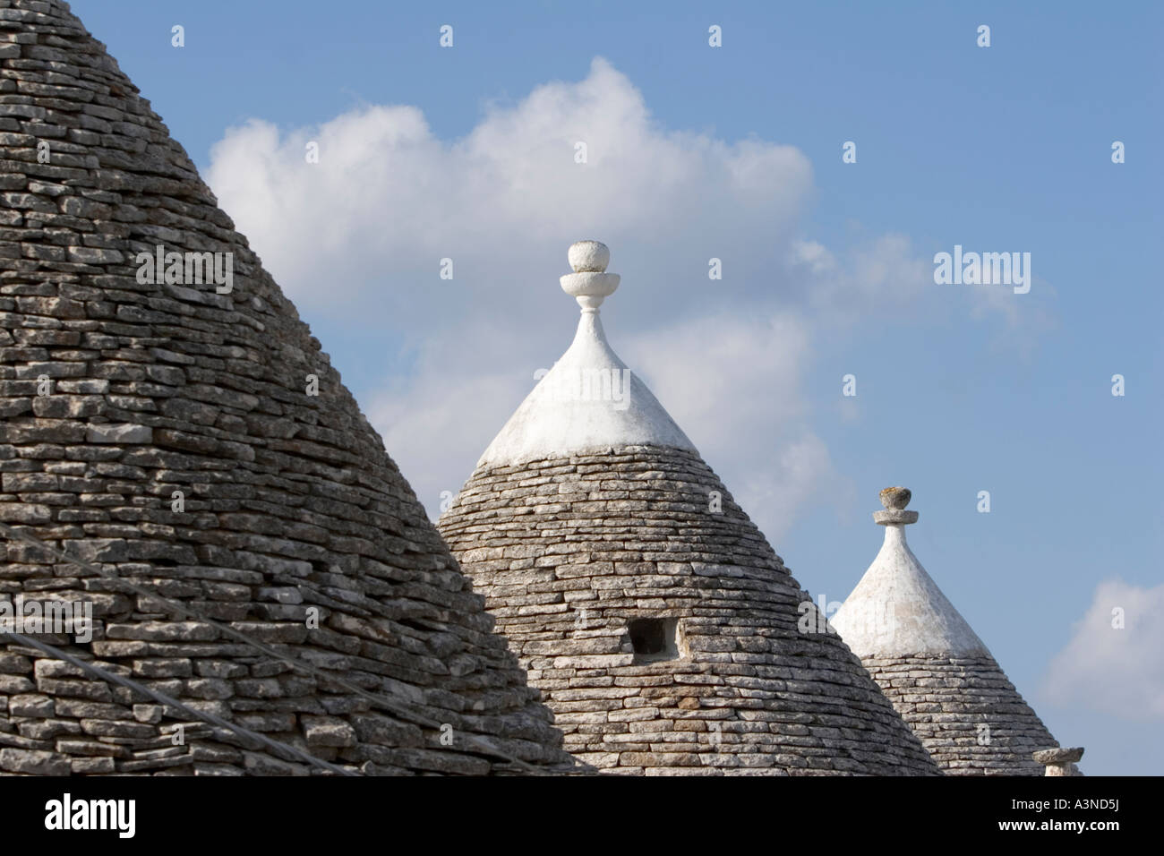 trulli rooves, Alberobello, Puglia, Italy Stock Photo - Alamy