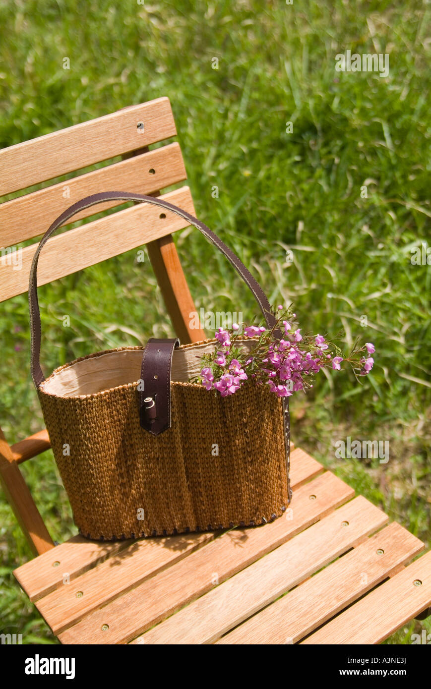 Flower in a bag Stock Photo - Alamy