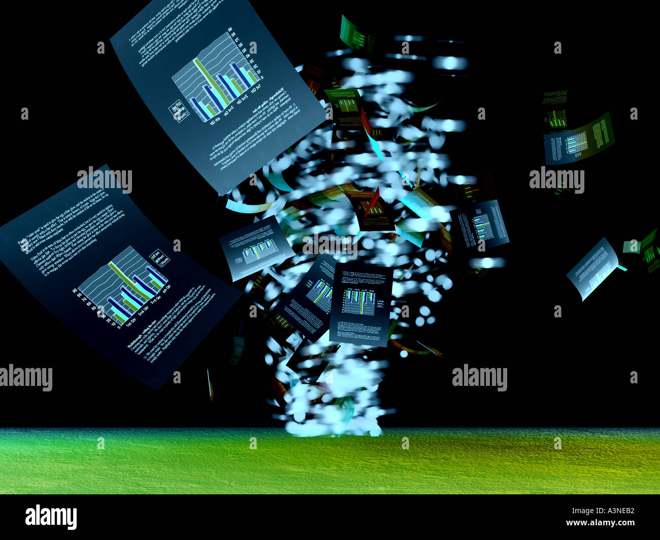 Paper whirlwind hi-res stock photography and images - Alamy