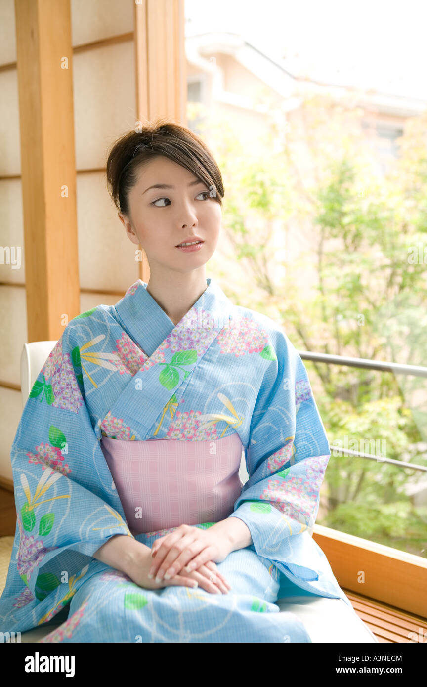 Kimono Yukata High Resolution Stock Photography and Images - Alamy