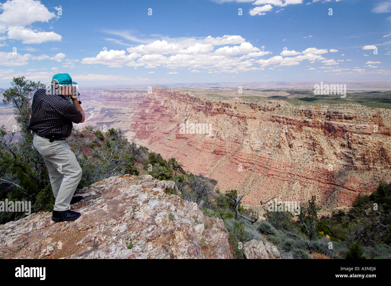 Grand Canyon at sunset Mather Point South Rim National Park Arizona USA ...