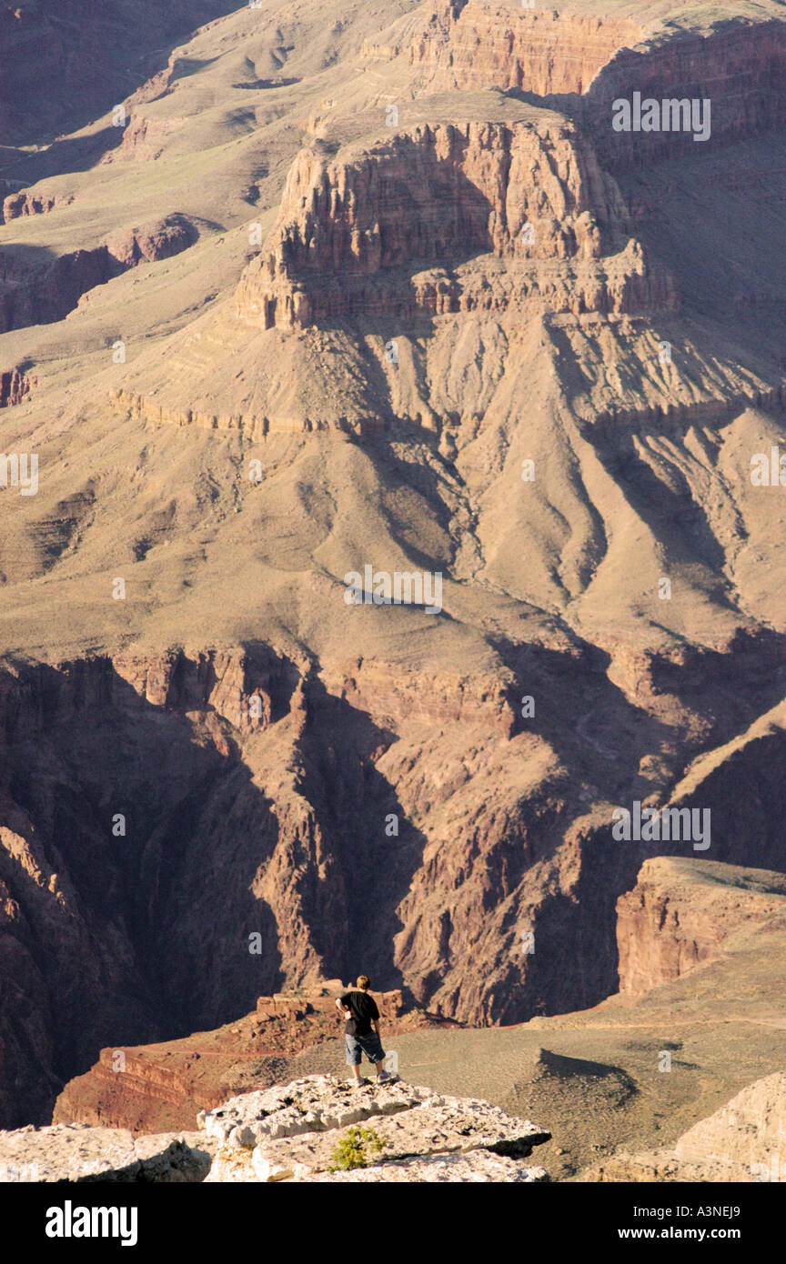 Grand Canyon at sunset Mather Point South Rim National Park Arizona USA ...