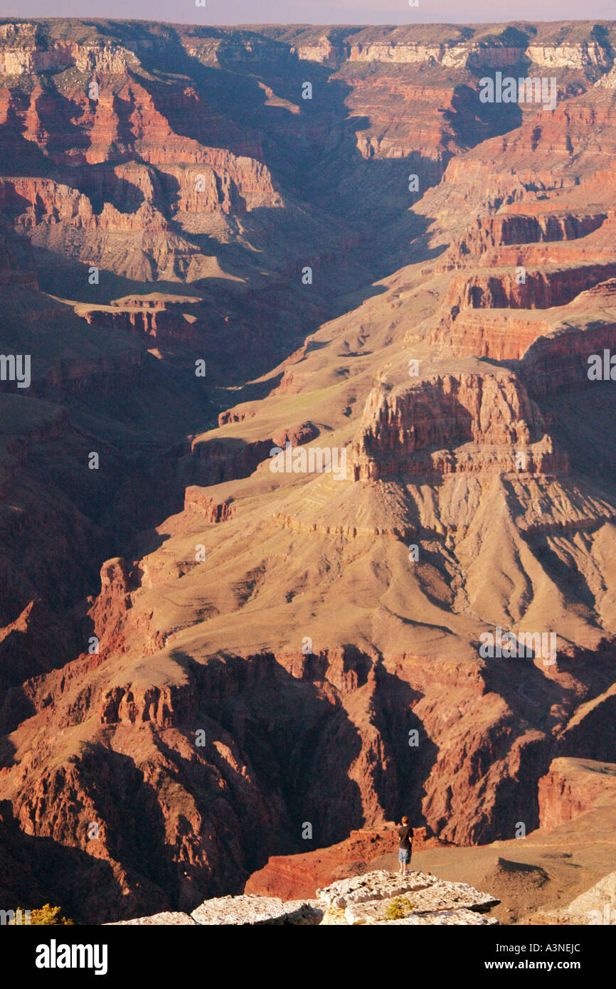Grand Canyon at sunset Mather Point South Rim National Park Arizona USA ...