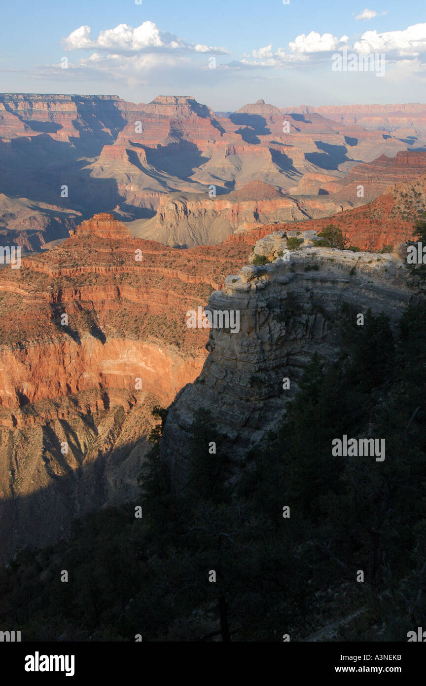 Grand Canyon at sunset Mather Point South Rim National Park Arizona USA ...