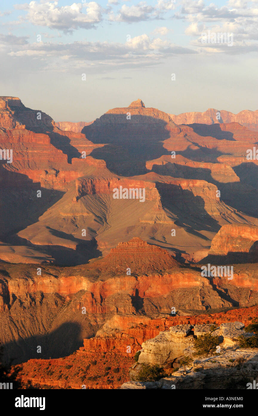 Grand Canyon at sunset Mather Point South Rim National Park Arizona USA ...