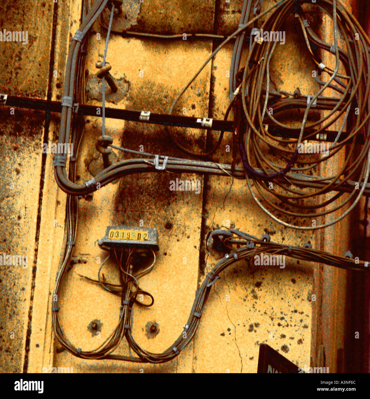 electrical junction box in sicily Stock Photo - Alamy