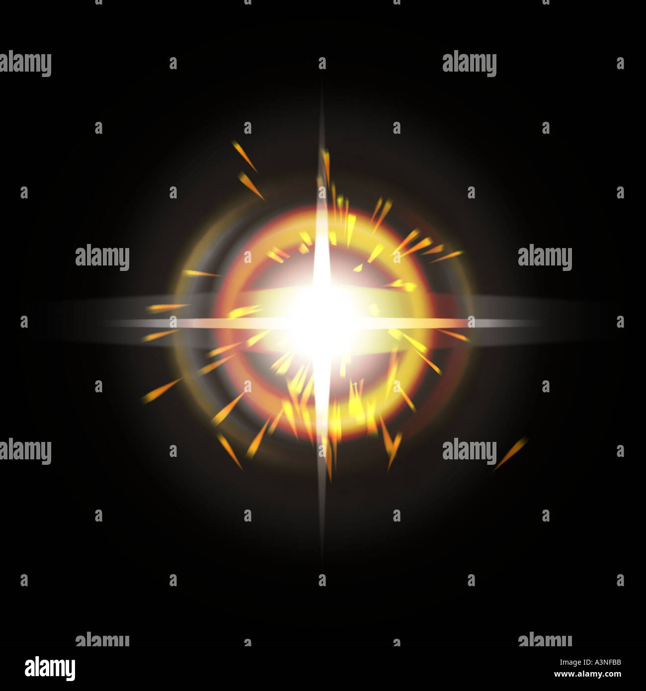bomb exploding in space Stock Photo - Alamy