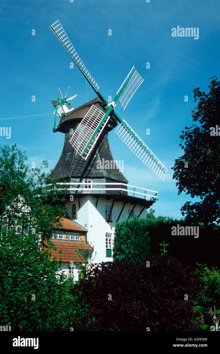 Windmill / Rieseby Stock Photo - Alamy