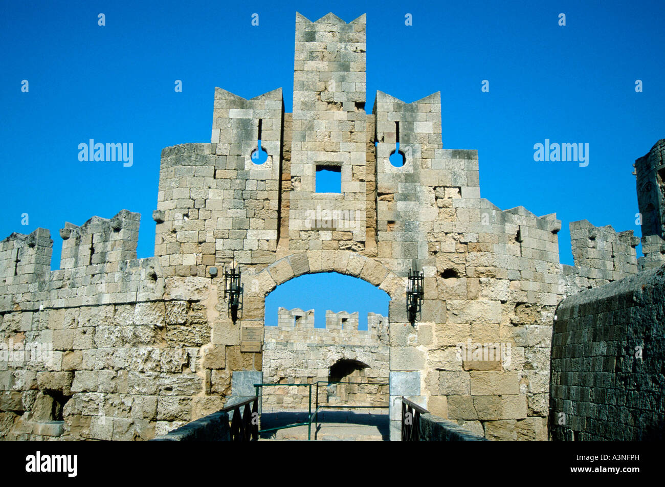 Naillac tower rhodes hi-res stock photography and images - Alamy