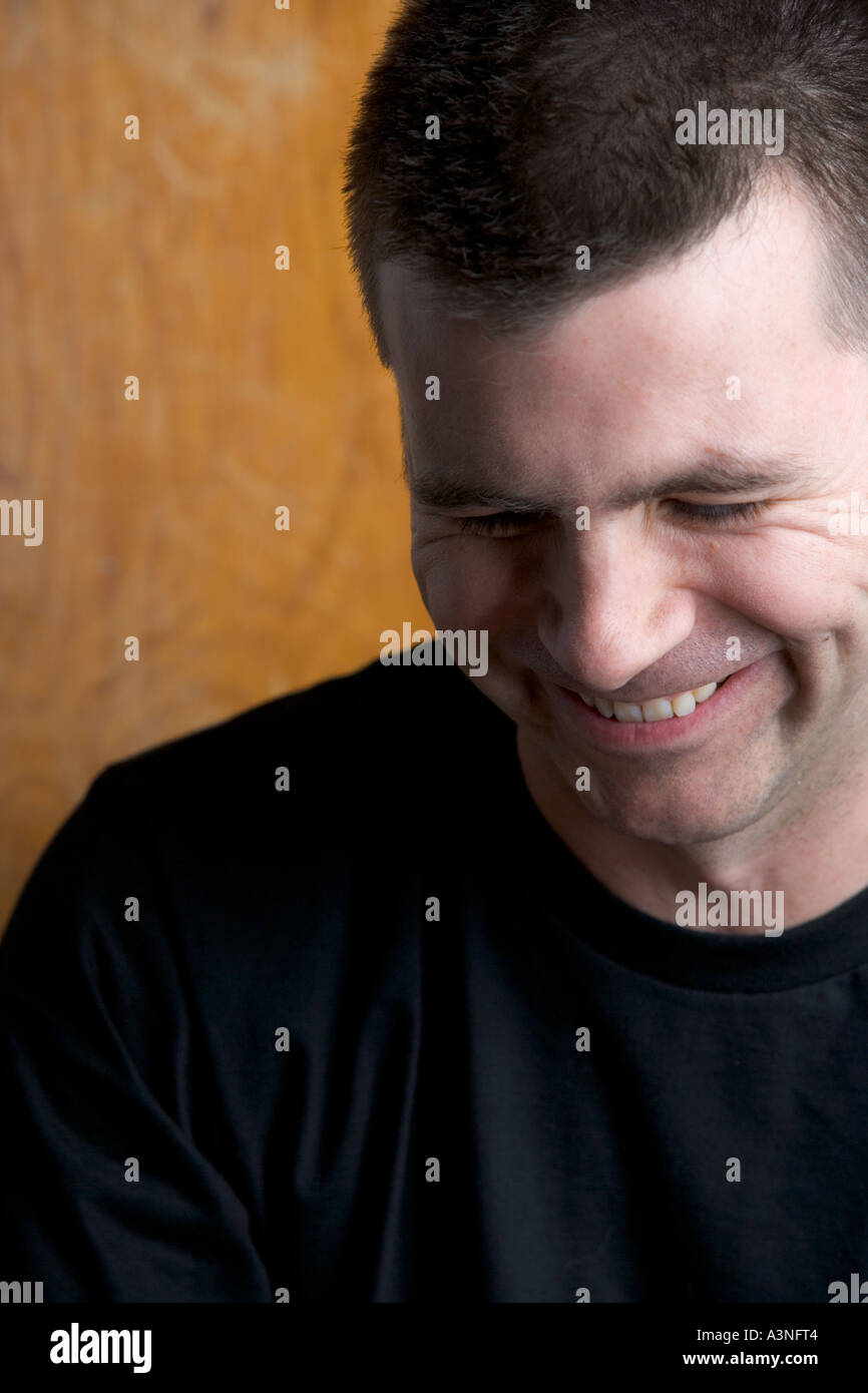Portrait of smiling man Stock Photo - Alamy