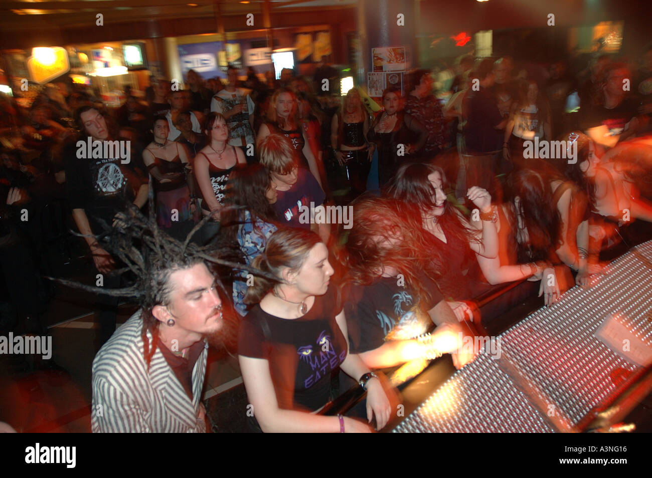 Audience goth band Brisbane Queensland Australia dsc 5421 Stock Photo ...