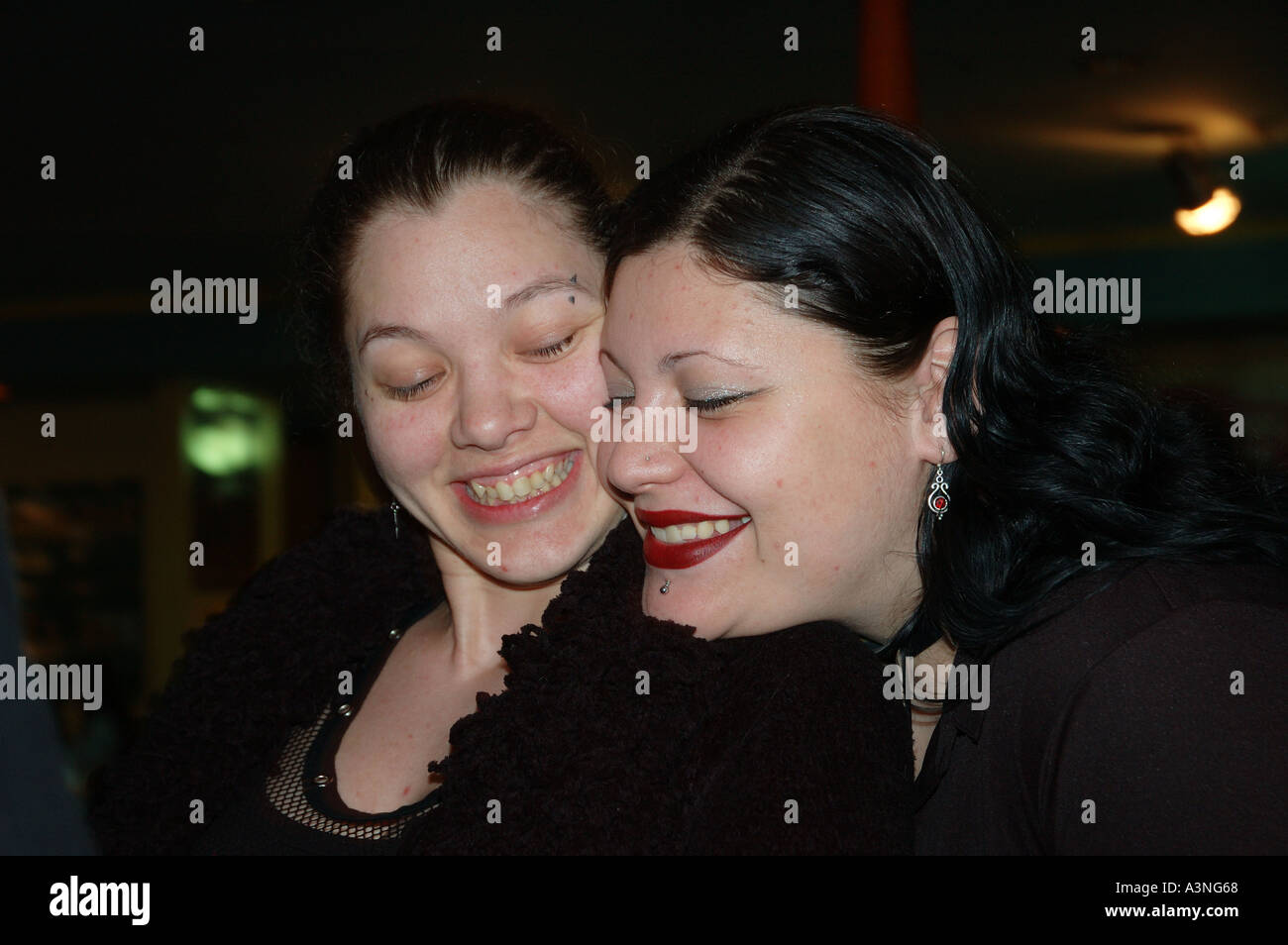 2 friends out clubbing dsc 5098 Stock Photo - Alamy