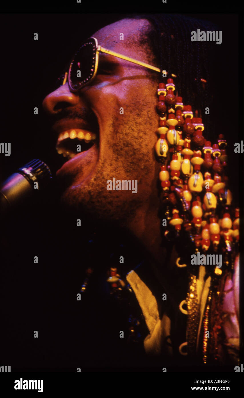 STEVIE WONDER US musician Stock Photo - Alamy