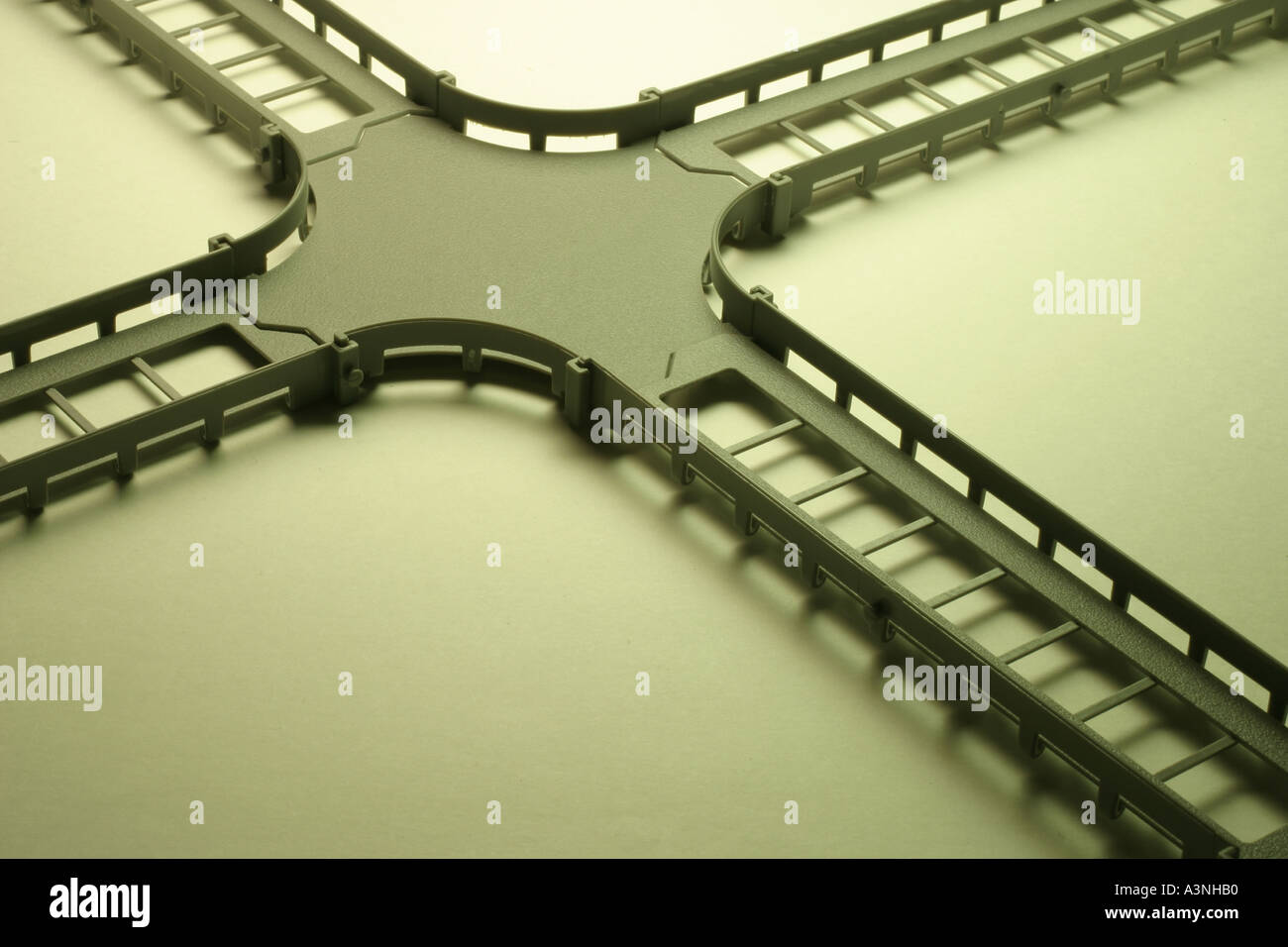 Plastic Railway Tracks Stock Photo - Alamy